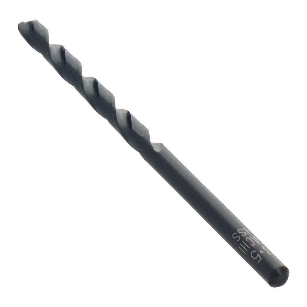 鉄・銅・アルミ・プラスチック・木材の穴あけに 商品情報 刃径：3.5mm 全長：70mm 溝長：39mm 特長 全長・溝長が短いため芯ブレが少ない。 刃先のシンニング加工により食い付きが良い。 仕様 穴あけ深さの目安：刃径×1〜4倍 材質 ...