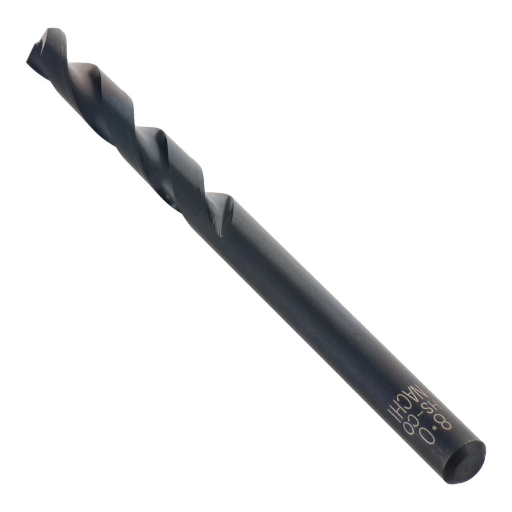 ステンレス・鉄・鋼の穴あけに 商品情報 刃径：8.0mm 全長：114mm 溝長：57mm 特長 コバルトハイス鋼でステンレス等の難削作業に最適。 刃先のシンニング加工により食い付きが良い。 仕様 穴あけ深さの目安：刃径×1〜4倍 材質 コ...