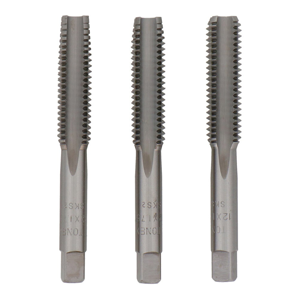 商品情報 品番：HT12S 全長：82mm ネジ部長さ：38mm シャンク径：8.5mm シャンク四角部幅：6.5mm 下穴ドリル径：10.3mm 特長 きれいなメネジが立てられます 仕様 一般鋼・真鍮・銅・アルミ材に使用可能 材質 SKS...