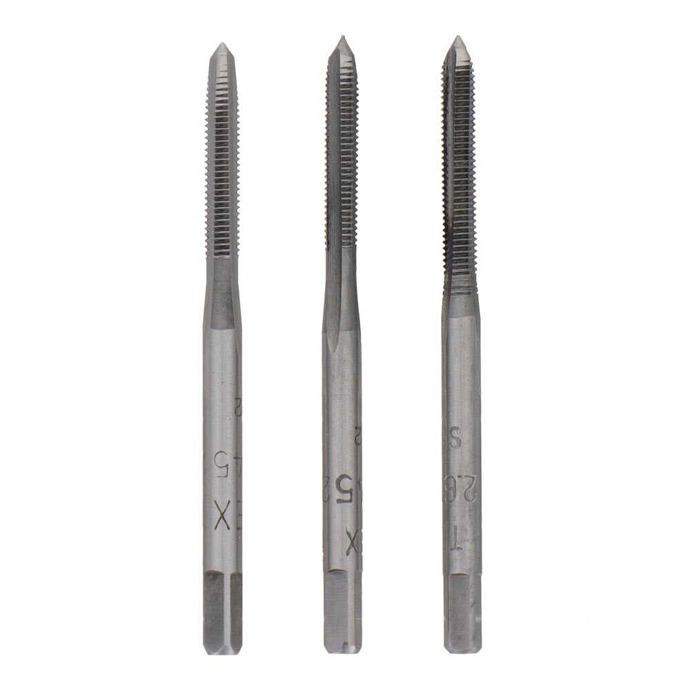 商品情報 品番：HT2.6S 全長：44mm ネジ部長さ：16mm シャンク径：3mm シャンク四角部幅：2.5mm 下穴ドリル径：2.1mm 特長 きれいなメネジが立てられます 仕様 一般鋼・真鍮・銅・アルミ材に使用可能 材質 SKS2 ...