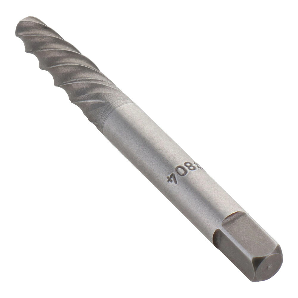 スクリューエキストラクター 商品情報 品番：B4 折れ込みボルト寸法：11〜14mm 下穴ドリル径：6.5mm 全長：75mm 先端径：4.8mm 元端径：8mm シャンク四角部幅：6mm 特長 折れ込んだボルトにドリルで下穴をあけ左にねじ...