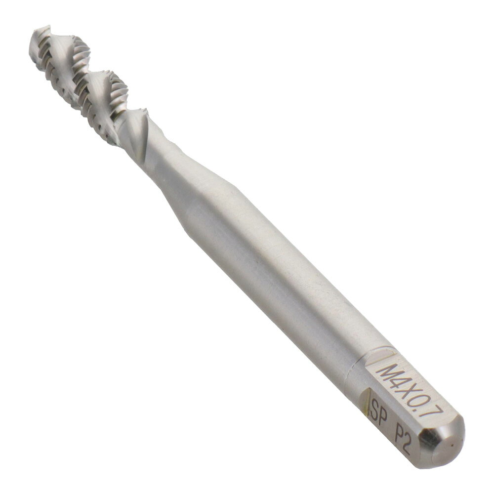 商品情報 品番：SP4 呼寸：M4×0.7 全長：52mm ネジ部長さ：11mm シャンク径：5mm シャンク四角部幅：4mm 下穴ドリル径：3.3mm 特長 止まり穴・通り穴兼用で使用できます。 仕様 一般鋼・合金鋼・非鉄金属に使用可能。...