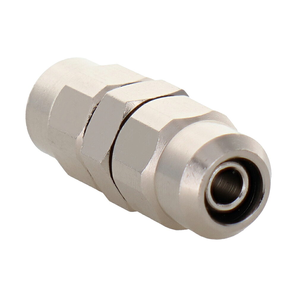 商品情報 チューブ接続口（内径×外径）：5.0φ×8.0φ 適用ホースサイズ：内径5.0mm×外径8mmのウレタンチューブ用 用途 ウレタンチューブの接続用 仕様 最高使用圧力:1.4MPa(14kgf/cm2） 適用流体：空気 温度範囲：...