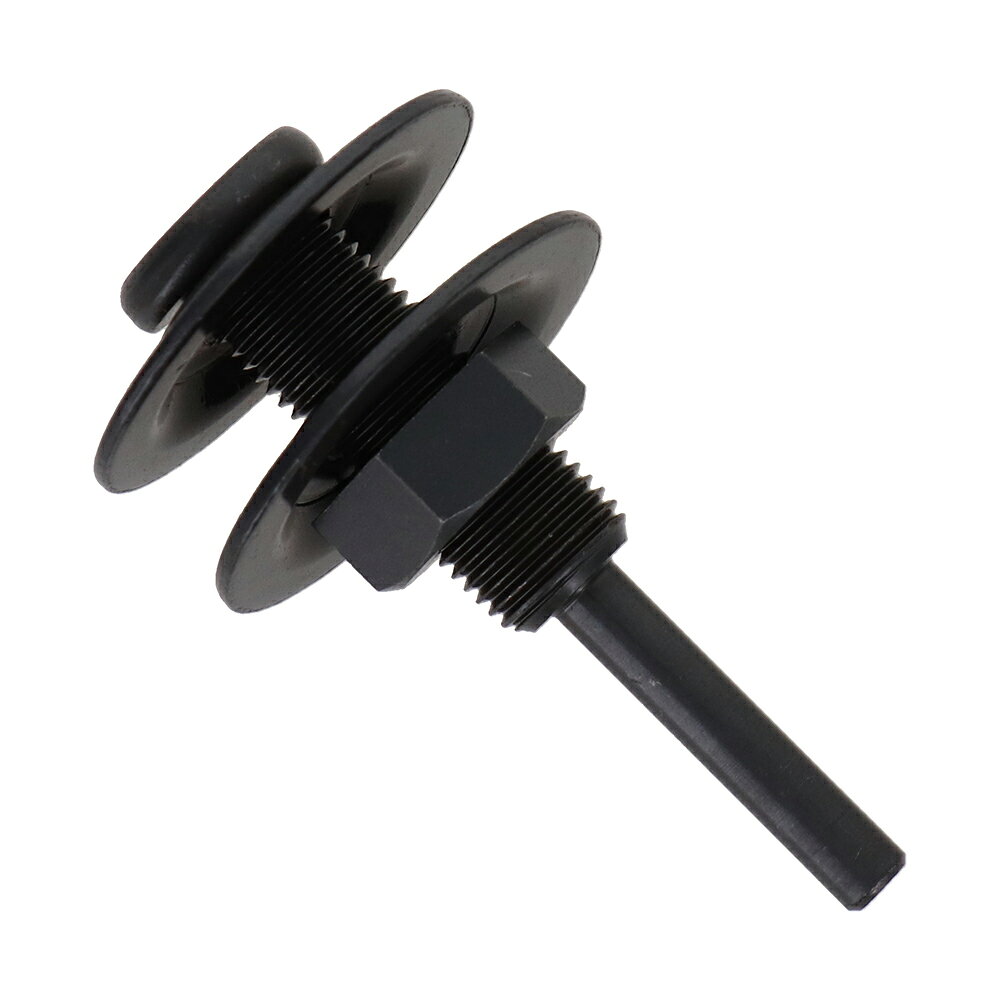 商品情報 品番：A-04 軸径：6mm 特長 ワッシャーで直径100mmまでの各種研磨材の取り付け用 長さ70mmのロングアーバー 用途 穴径12.7mmの各種ワイヤーホイール・各種バフ・研磨用砥石のドリル本体への取り付けパーツ 付属品（セ...