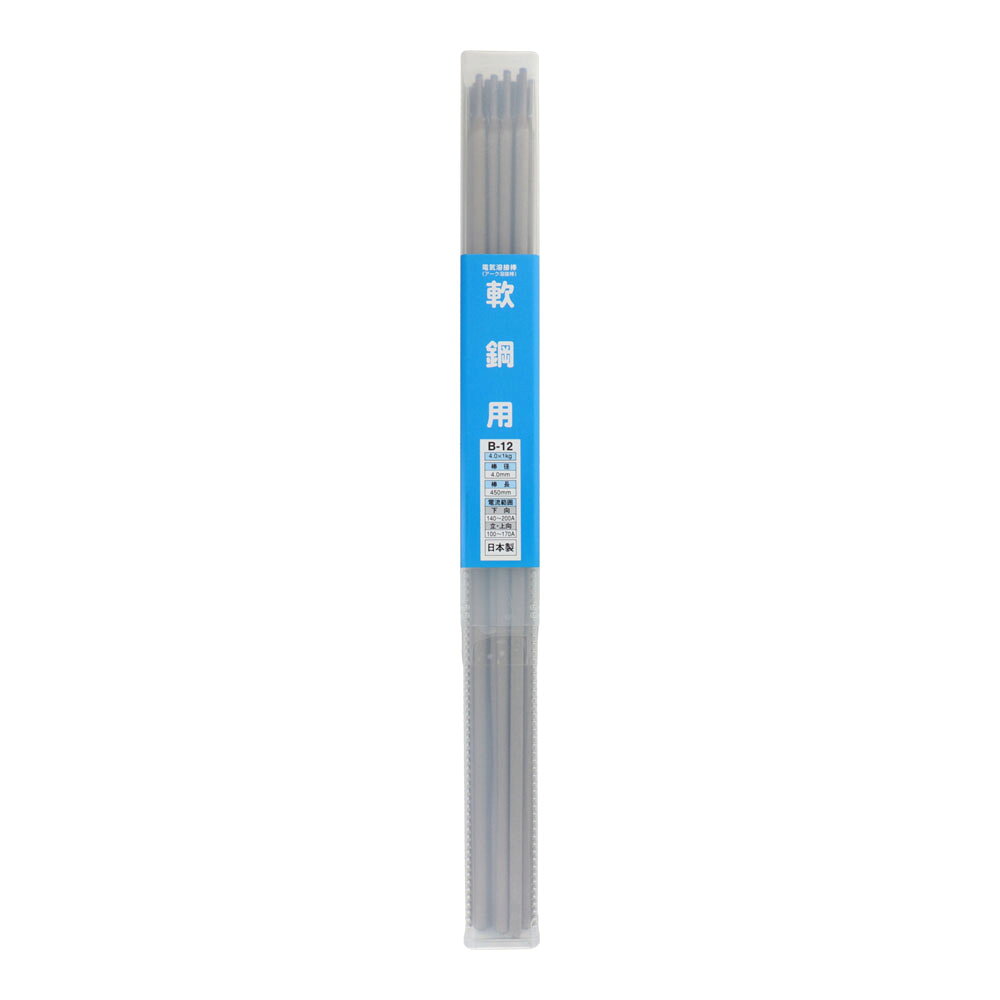 商品情報 内容量：1kg 棒径：Φ4.0mm 棒長：450mm 電流範囲：下向:140A〜200A　立・上向:100A〜170A ※改良により予告なく形状や仕様が変更になる場合があります。ご了承ください。