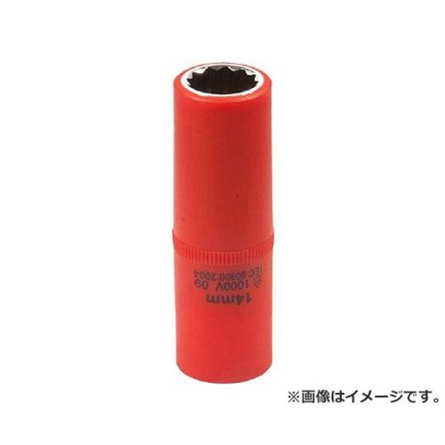 　Tech-EV 絶縁工具 ディープソケット 3/8 14mm OLC652014A ■特長 ・IEC60900規格品です。 ・成型樹脂の絶縁被膜により今までにない被膜の薄さを実現しました。 ■用途 ・電気自動車及びハイブリッド車、一般低電...