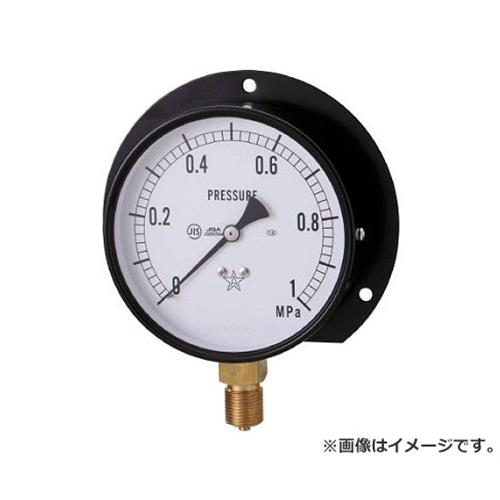 　右下 スター (圧力計) S420.1MP ■特長 ・ケースおよびカバーは電着塗装で耐食性に優れています。 ・圧力計の3大流体(エア・油・水)のどれにでも使用できます。 ・JIS B 7505-1規格品です。 ■仕様 ・圧力レンジ(MPa...