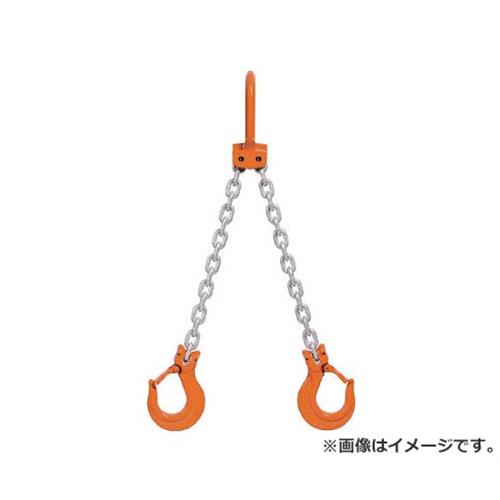 　象印 チェーンスリング100(ピンタイプ) 2WH5 ■特長 ・フックの開口寸法が広く玉掛け作業が楽です。 ・「プラスV級」ロードチェーン採用でより安全になりました。(安全率5倍以上) ・過酷な使用条件にも強い特殊表面処理チェーンの採用で...