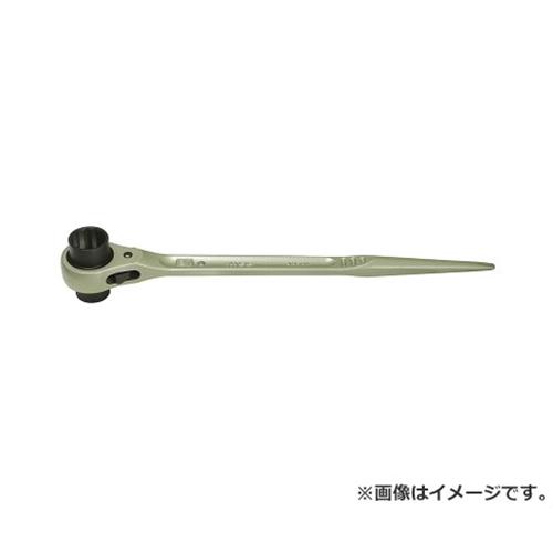 松阪鉄工所 ラチェットレンチ RW19X21 【商品説明】 ●12角穴のソケットが6角ネジにピッタリフィット ●ネジを締める、緩める、ソケットは安心の一体構造鍛造品、ソケット回転方向はワンタッチで転換。 ●ラチェット機構なのでソケットを差し...