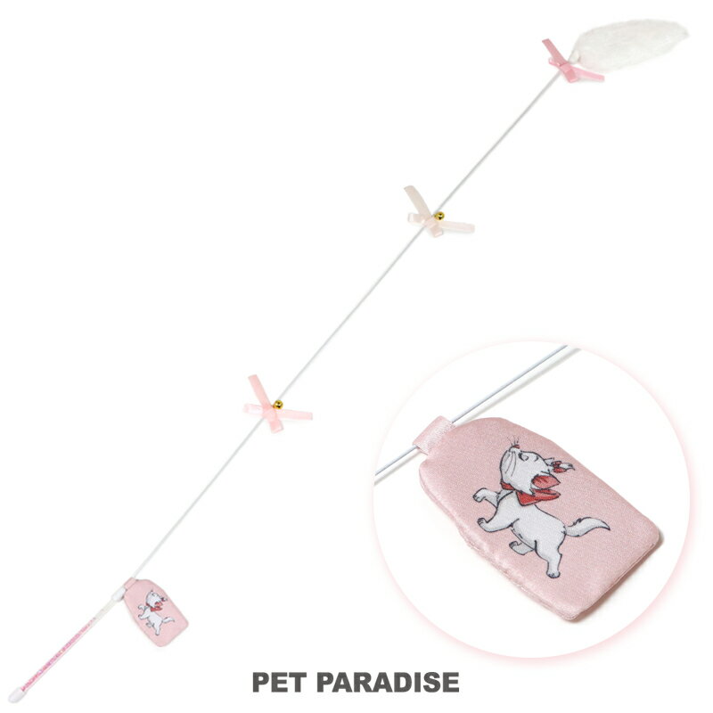 &copy;Disney 猫用品 おもちゃ オモチャ トイ おうちであそぼう おうち時間 お家遊び 玩具 TOY かわいい おもしろ インスタ映え商品サイズ ワイヤー全長：85cm 持ち手長さ：15cm　しっぽの長さ：15cm 主素材 ワイ...