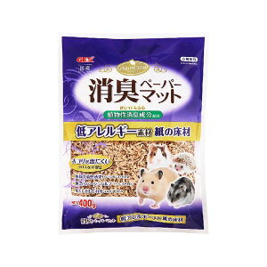 商品情報 かじっても安心な植物性消臭成分（ヤシ油抽出液）配合。 アンモニアを含むペットのオシッコの臭いをすばやく消臭。 【内容量】：400g 【メーカー】：ジェックス/シートン 【対　　象】：ウサギ・フェレット・モルモット・チンチラ・ハムス...