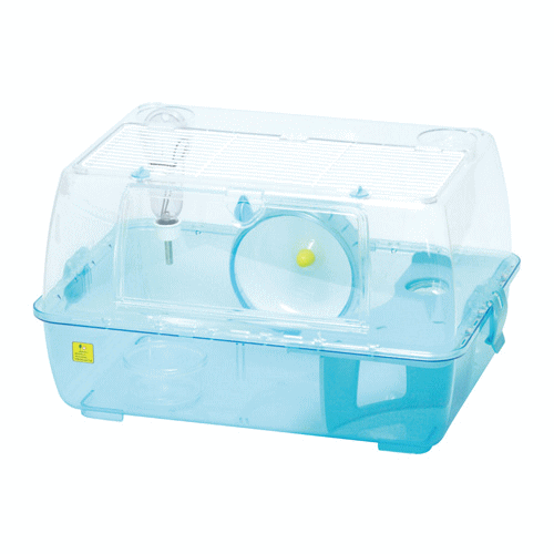 商品情報 広々とした空間に快適な仕掛けがいっぱい！ 簡単に組み立てられ、ハムスター飼育に欠か せない、用品も付属している飼育キットです！ ルーミィは、中が見やすい透明ボディと大きな扉で ハムスターとの距離が、グッと近づく飼育ケースです。 組...