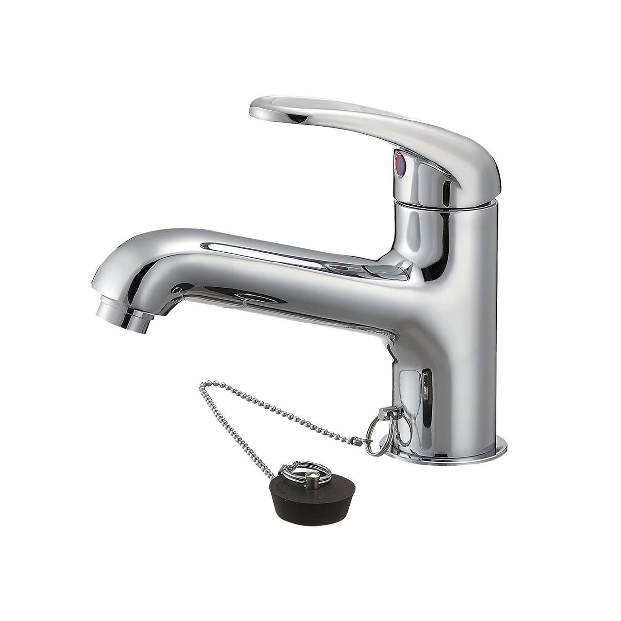 ○洗面シングル ○泡沫吐水 ○リングレバー 商品仕様 本体サイズ(幅)5.5 × (奥行)14.5 × (高さ)18.7cm 本体重量約2400g JANコード4973987611247 生産国日本 本体保証ご購入日から2年間