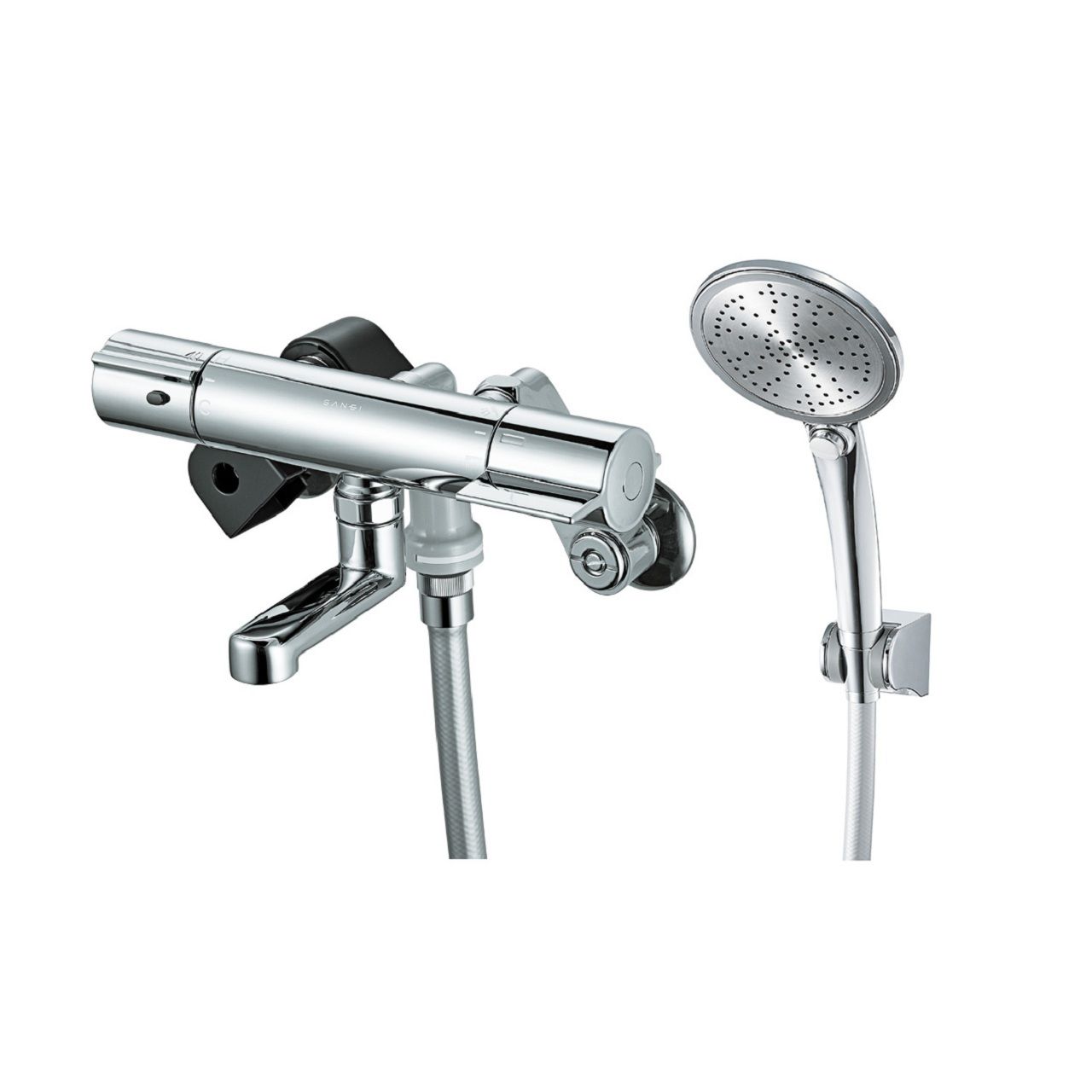 大型シャワーヘッド ○クリック ○パイプ80mm ○節湯水栓A1 ○節湯水栓B1 ○手元ストップ 商品仕様 本体サイズ(幅)20 × (奥行)8.2 × (高さ)7.7cm 本体重量約3100g JANコード4973987680571 生産...