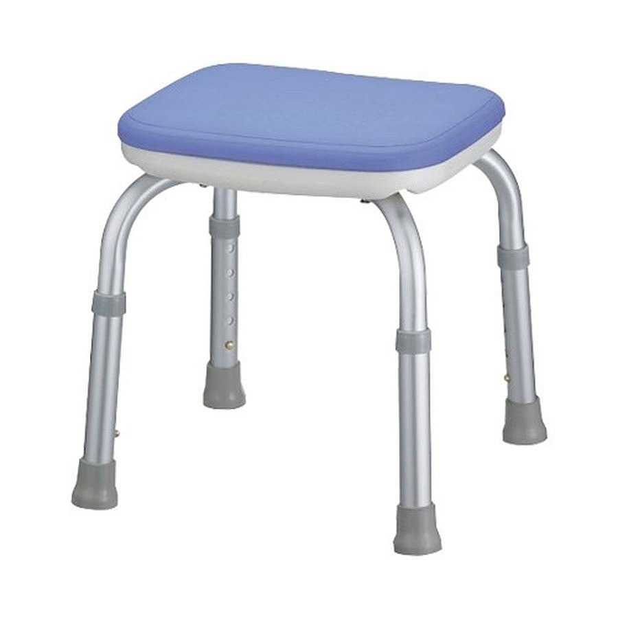 ・座面回転・高さ調節ができるシャワーベンチ。 ・肘掛けは左右ともはね上げ式で、浴槽への移動が楽。 ・シートは柔らかめです。 ・45度ごとにロックしますので、狭い浴室でも楽に体が洗えます。 ・座面の高さは2cmきざみ（5段階調整）。 ●サイズ...