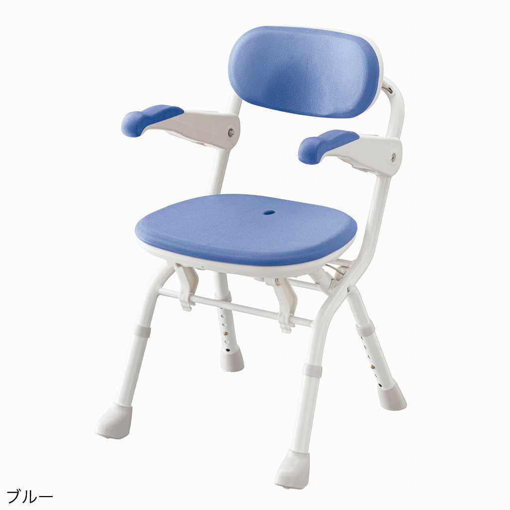 ・いつでも、楽らくワンアクション。 ・押して開く。引いてたたむ。いつでも楽らくワンアクション。壁際にシャワーベンチを置いている場合でも無理なく開閉操作が行えます。 ・開く → 背もたれ上面を軽い力で押すだけでイスの状態に。 ・たたむ → 背...