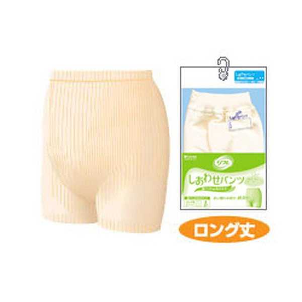 ・尿パッドがずれない布パンツ。 ・肌に触れる部分は、綿100％。 ・ひろびろクロッチ（股間部）と高い伸縮性で、尿パッドをしっかりホールド。 ・足まわりゾーンはパイル地で微量の水分をキャッチ。 ・締め付けないリブ編みで、上げ下げしやすい。 ・...