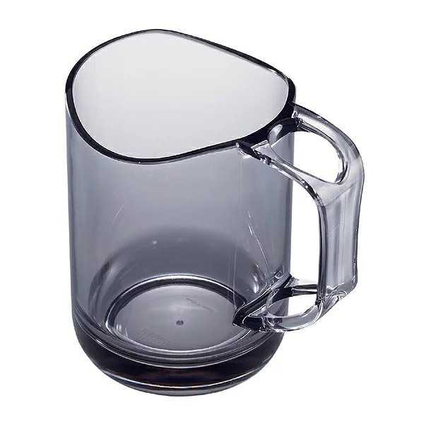 ・握りやすいもち手と口当たりのよい飲み口のうがいコップ。 ・ひっくり返して水が切れて、飲み口が下につかず衛生的。 ●サイズ／幅（持ち手含む）10×飲み口径7.2×高さ10cm ●容量／270mL ●重さ／115g ●材質／AS樹脂 ●耐熱温...