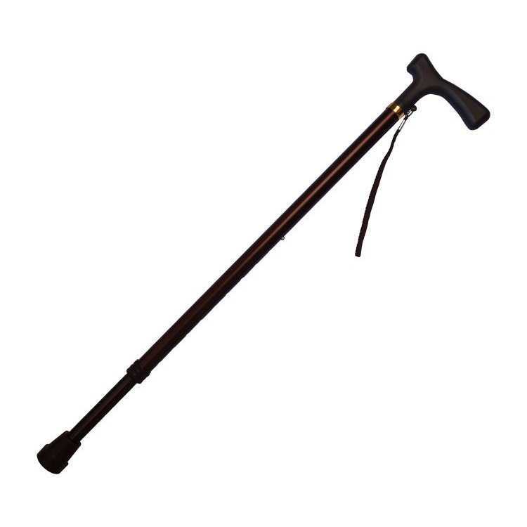 ・サビに強く、しかも軽い！使い勝手が良い軽量アルミパイプ製。 ●サイズ／長さ70〜93cm（10段階）、グリップ長さ：12cm、ゴムチップ底径：約3.8cm ●パイプ径／上部：2.2cm、下部：1.9cm ●重さ／340g ●材質／本体：ア...