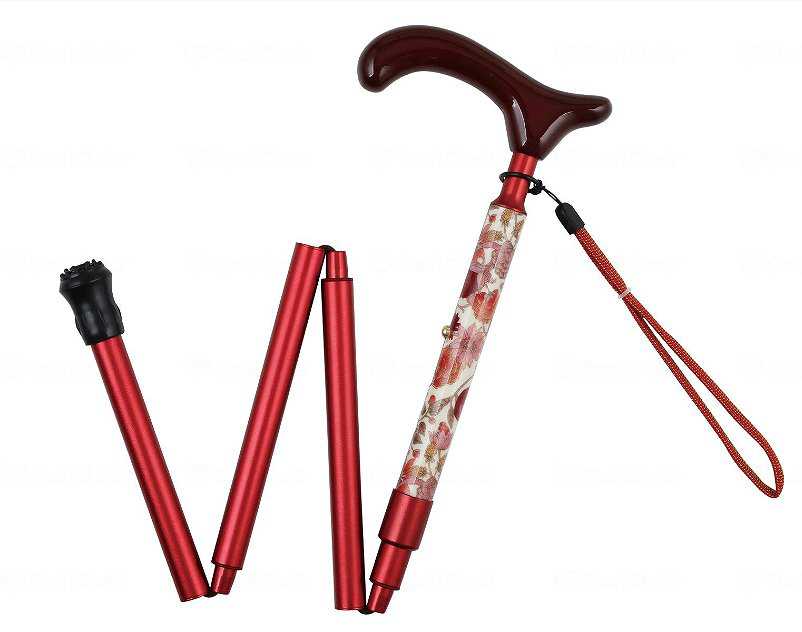 サイズ・重量 重量270g コメント 色鮮やかなザクロの柄をおしゃれに使いたい 上部穴式調整機能付　赤の網目が美しいウェルファン限定ストラップ付 石突ゴムはオリジナル、イボ付きの滑りにくいゴム 材質・原材料 材質 ○支柱：アルミ ○グリップ...