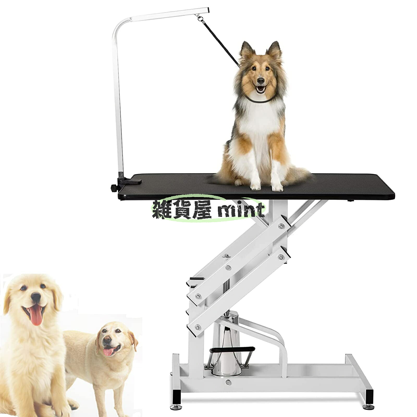 · 【頑丈で安全な構造】この犬のグルーミングテーブルは、最大150kgの耐荷重を持つ頑丈なスチールフレームで作られています。 犬のテーブルトップは、すべての子犬、中型犬、大型犬に適した頑丈なベースで支持されています。ミニチュアプードルシュナ...