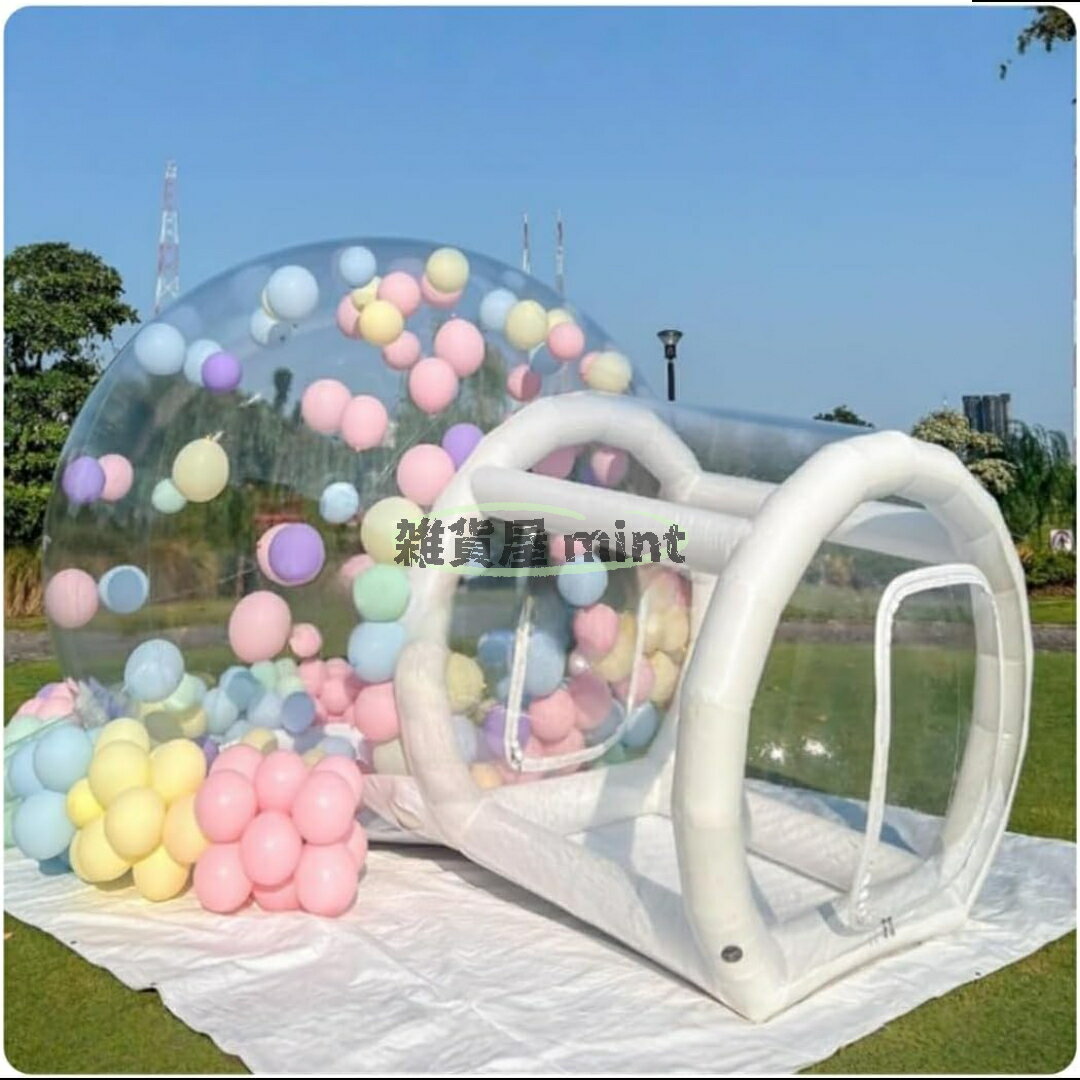 · 大容量】スタイル: インフレータブルバブルテント。テンドの直径: 2.5m/3m。トンネルの長さ: 1.5m/2m;ブロワー電圧: 110V;便利でしっかりした換気空気出口設計、膨張と収縮が簡単、構築が簡単。複数人でご利用いただける十分...