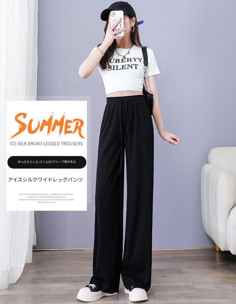 春夏の暖かい日差しにぴったりの、軽くて涼しいストレートレッグパンツ。脚を長く見せてくれます。ハイウエストデザインとストレートレッグシルエットが、長時間の着心地をキープします。軽くて涼しい素材は、蒸し暑い夏の日に最適です。ゆったりとしたフィッ...