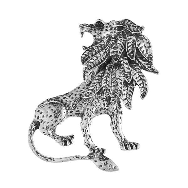 説明:[ライオンブローチ]:ユニークなデザインのこのライオン動物ピンブローチは.カジュアルな機会やパーティーであなたの魅力をより魅力的に示します.[高品質素材]: レトロスタイルのメンズブローチは高級合金素材で作られています.強くて耐久性が...