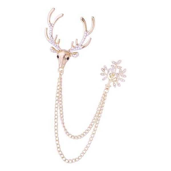 説明:[高品質素材]: チェーン付きクリスマスブローチスーツピンは合金素材で作られており.ファッショナブルで絶妙です.軽量で持ち運びに便利で.使いやすいです.[ブローチサイズ]: メンズブローチのサイズは3.3cmx5cm/1.30インチx...