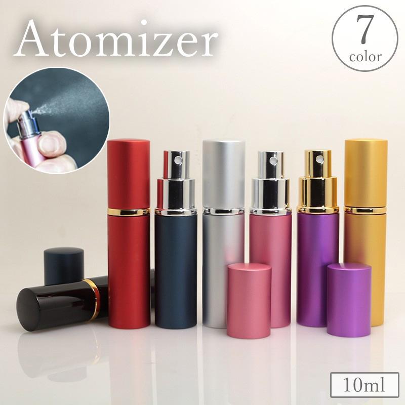 持ち運びに便利な10mlアトマイザー?香水や消毒液の小分けにぴったり！【サイズについて】画像をご参照ください。【素材について】合金【カラーについて】生産ロットにより柄の出方や色の濃淡が異なる場合がございます。お使いのモニターや撮影時の光の加...