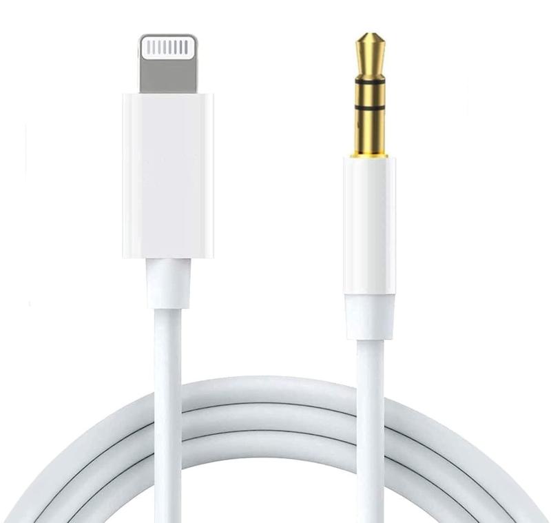 [MFi認証] iPhone用Auxコード、ning - 3.5mmオーディオジャックアダプター、車/ホームステレオ/スピーカー/ヘッドホン用ning - Auxケーブル、iPhone 14 13 12 11 XS XR X 8 7対応優れ...