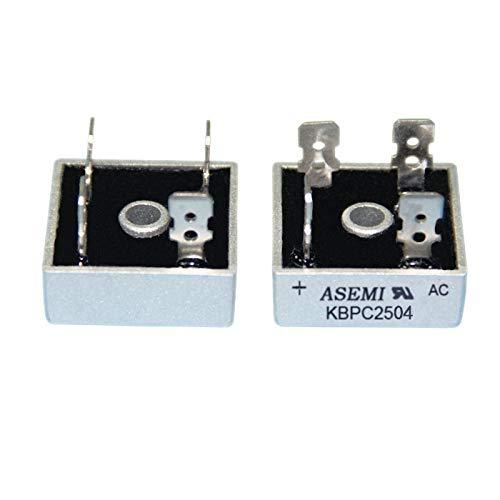 ブリッジ整流器 25Aシリーズ KBPC2504 KBPC2506 KBPC2508 KBPC2510 発電機用ガラスパッシベーションブリッジ整流器証明書:、RoS、ISO9001、SGSなど。適用範囲:(TV、スイッチ電源、アダプター、産...