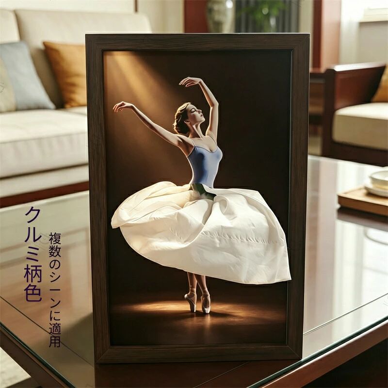 【商品紹介】?雅なバレリーナデザインと木製の質感が融合した、ラグジュアリーなティッシュボックスです。バレエ少女の優雅な姿をデザインし、雑貨としての実用性だけでなく、インテリアのアクセントにもなり、空間に高級感を添えます。天然木製素材を使用し...