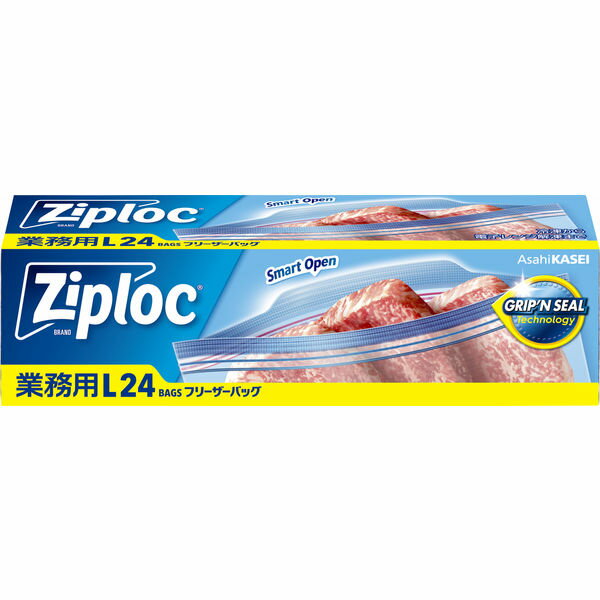 ●サイズ　縦（ジッパーより下）273mm×横268mm●厚さ0．06mm●原料樹脂ポリエチレン●入り数24枚●メーカー旭化成ホームプロダクツ【特長】 ・ダブルジッパーで密閉性も高く、液体も安心 Open Tabとすべり止めで、さらに開けやす...