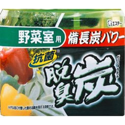 「脱臭炭 野菜室用 142g」は、炭のパワーで冷蔵庫の気になるニオイを強力に脱臭する脱臭剤です。備長炭と活性炭のゼリー状の炭で強力脱臭。また、野菜を劣化させる要因のエチレンガスを吸着します。小さくなるゼリー状の炭で、交換時期がわかります。【...
