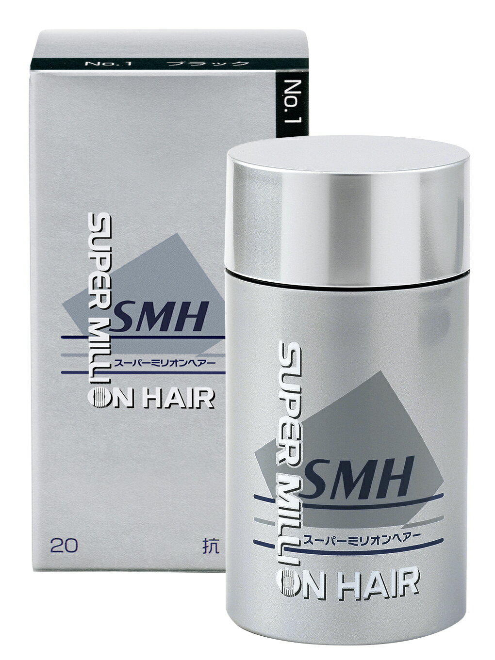 【商品説明】 「スーパーミリオンヘアー 20g No.1 ブラック」は、細かく裁断された繊維を、髪の毛の薄い部分にふりかけることにより、薄毛をカバーする商品です。洗髪すれば簡単に落とせます。地肌や髪に害はなく、養毛剤との併用もできます。 か...