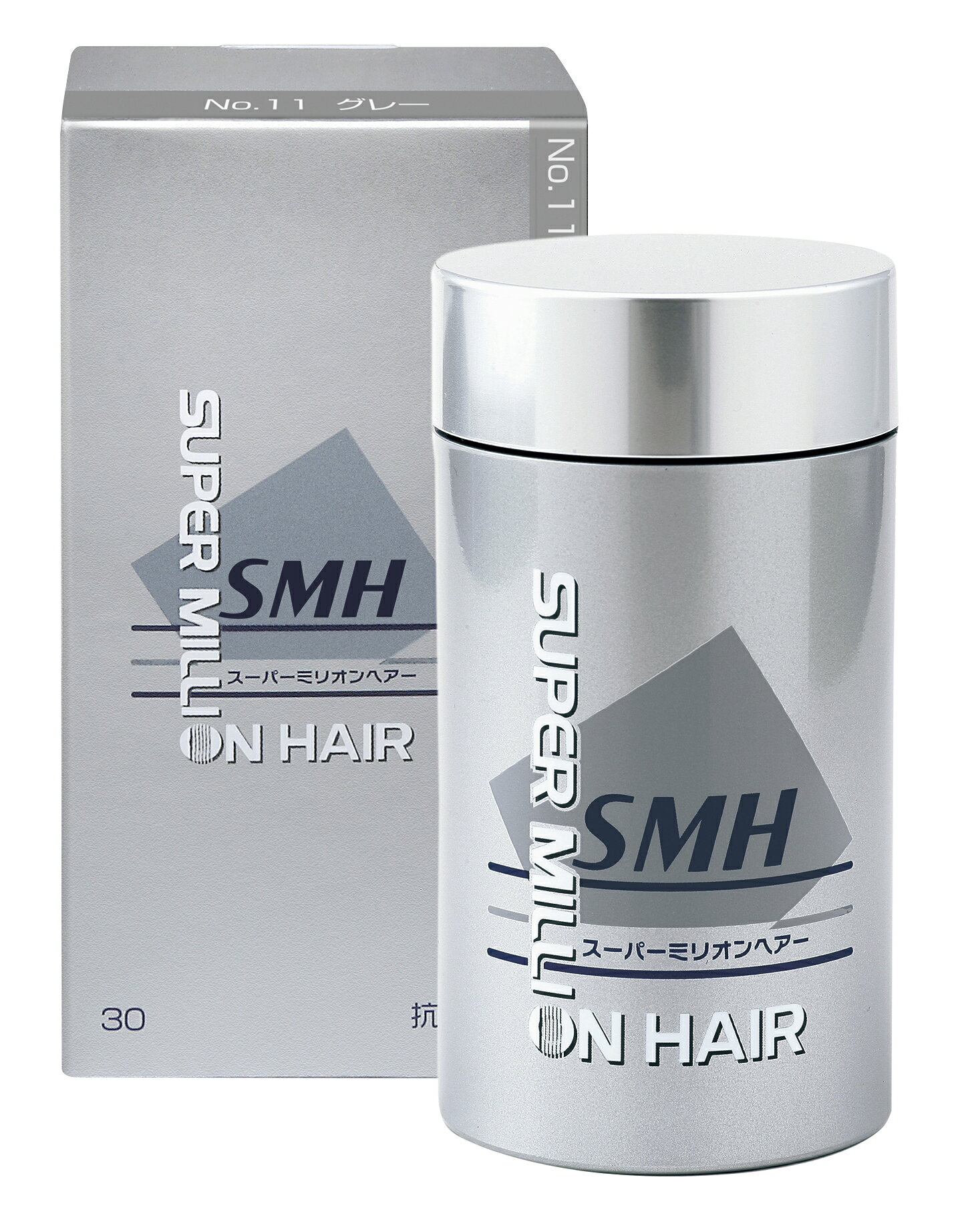 商品説明 「スーパーミリオンヘアー No.11 グレー 30g」は、ふりかけると静電気により髪に付着し、気になる薄毛をカバーする増毛剤です。0.3-0.5mmに裁断した、お肌にやさしい植物系繊維を使用しています。約75回分。 使用方法 髪を...