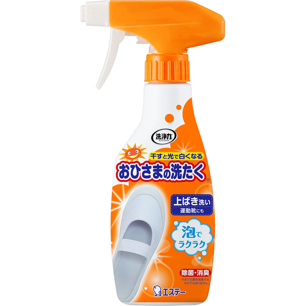 商品説明 泡でラクラク 上ばき洗い 運動靴にも 消臭 光漂白成分で干すと光で白くなる ●靴の奥の汚れまで泡が届きやすいスプレータイプ。 ●光漂白成分が、明るいところに干す事によりしつこい汚れとニオイを分解（室内光や、陰干しでも効果を発揮）。...
