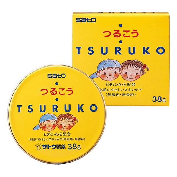 商品説明 「つるこう 38g」は、赤ちゃんのほっぺや口の周りのカサカサを、つるつるに整えるベビースキンケアクリームです。着色料・香料を一切使わずに眼軟膏に使われている白色ワセリンを基剤に、ビタミンA・Eを配合。香料や色素に敏感な赤ちゃんのほ...