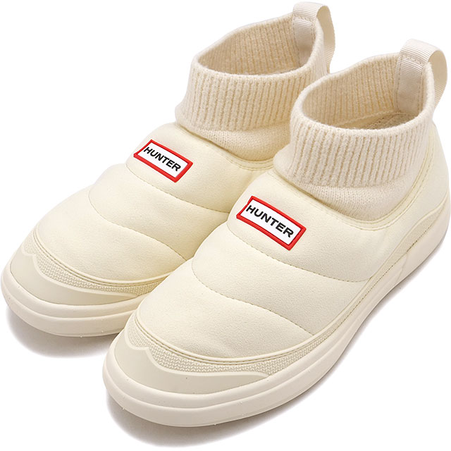 [ ブランド ] ハンター　HUNTER [ ジャンル ] ブーツ／スリッポン [ 素　 材 ] アッパー：PVC31.37％／アクリル26.41％／マイクロファイバー42.22％ ニット素材とスウェードの組み合わせがお洒落なショートブーツ...