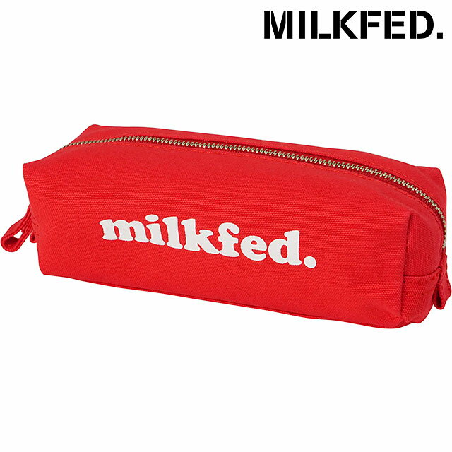 [ ブランド ] ミルクフェド　MILKFED [ ジャンル ] ポーチ／小物入れ／ペンケース [ 素　 材 ] 綿100％ [ サイズ ] W17×H6.5×D7（cm） ※当店にて採寸した値です。商品により個体差がございます。 シンプル...