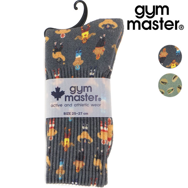 [ ブランド ] ジムマスター　gym mastar [ ジャンル ] 靴下／ソックス [ 素　 材 ] ポリエステル／綿／その他 [ 原産国 ] 中国 カラフルなプリントで、履くだけで楽しくなる一足 カナダのファクトリーブランドとして生ま...