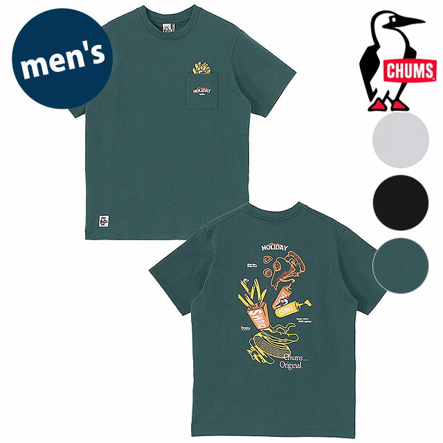 [ ブランド ] チャムス　CHUMS [ ジャンル ] Tシャツ／半袖 [ 素　 材 ] コットン100％ [ 原産国 ] 中国 [ サイズ ] 着丈×身幅×肩幅×袖丈（cm） Sサイズ：64×52×43×20 Mサイズ：66×54×44...