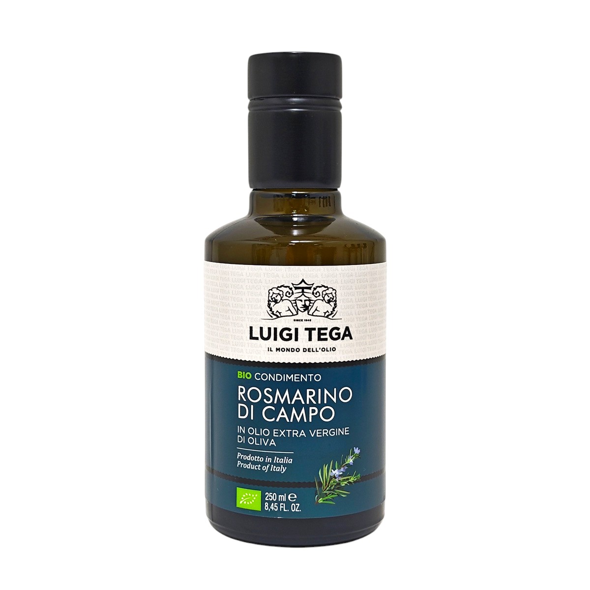 Product&nbsp;Details ブランドルイジ テガ 種類Olio Extra Vergine di Oliva & Rosmarino di Campo (ローズマリー) 原産国100% ITALIANO 賞味期限2028年1月...