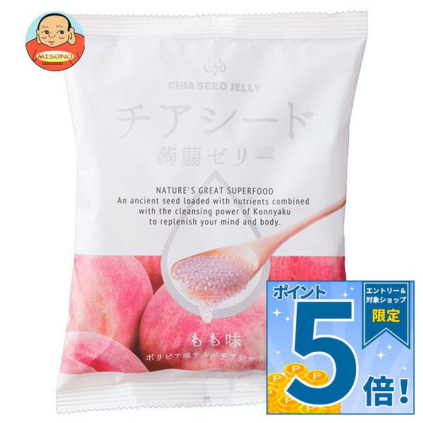 JANコード:4573284113064 原材料 甜菜糖（国内製造）、ホワイトチアシード、もも果汁、デキストリン、こんにゃく粉／ゲル化剤（増粘多糖類）、酸味料、pH調整剤、香料 栄養成分 (1個あたり)エネルギー19.8kcal、たんぱく質...