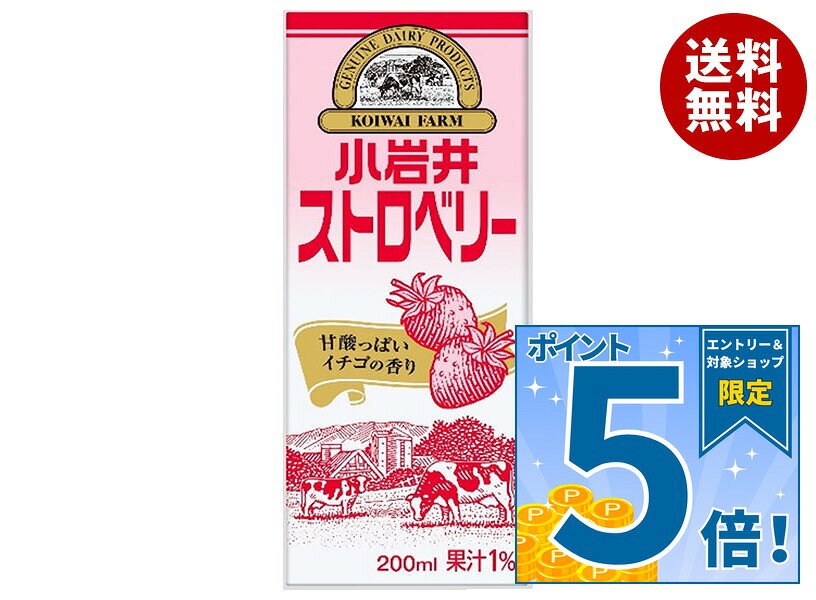 JANコード:4972050001961 原材料 砂糖(国内製造)、脱脂粉乳、いちご果汁、粉末油脂、食塩/香料、乳化剤、紅麹色素 栄養成分 (200mlあたり)エネルギー96kcal、たんぱく質2.3g、脂質0.8～1.4g、炭水化物19....