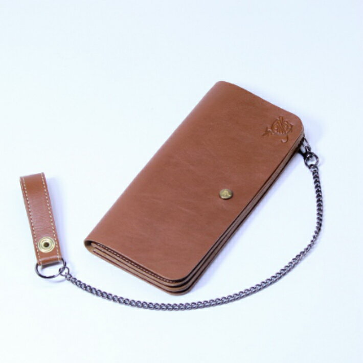 【el ray】牛革 オイルレザー長財布 素材牛革/オイルレザー サイズ・仕様☆縦19.5cmX横9.5cm☆チェーン30cm ☆カード入れX7/札入れX2/小銭入れX1/他収納X2生産地日本 注意事項□カラーについて PCのモニターによっ...