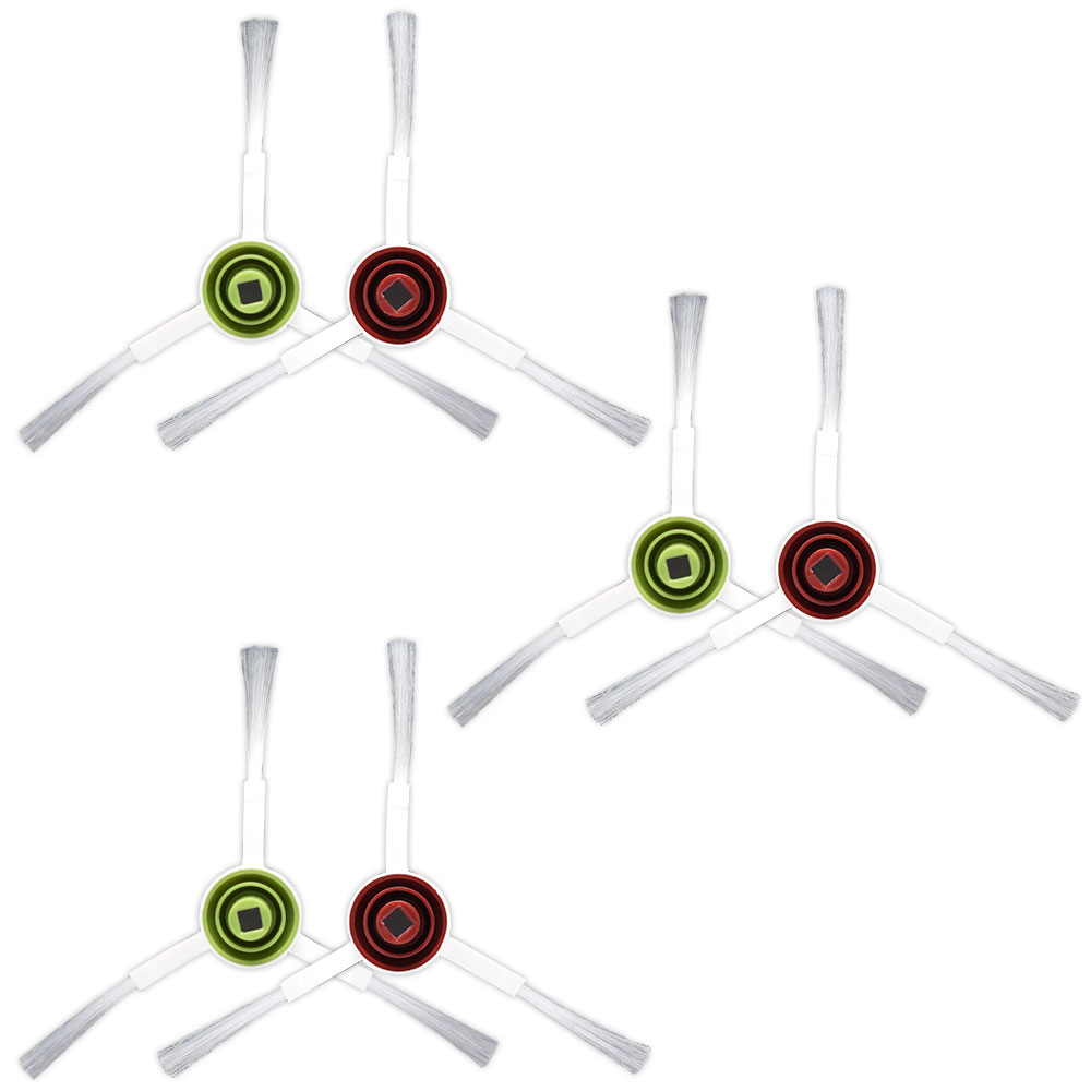 ※当商品はノーブランド品(互換品)です。メーカー純正品(正規品)ではございません。※ご覧になる環境によって、画像と実際の商品の色味が異なる場合がございます。 サイドブラシ 》 フィルター 》 モップ 》 ゴミパック 》 交換パーツ6点セット...
