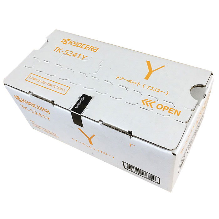 商品名 TK-5241Y トナー イエロー 種別 純正品 対応機種 ECOSYS エコシス P5026cdw M5526cdw 印字枚数 A4/5％ 約3,000枚★☆★ 関 連 商 品 ★☆★　※購入前に対応機種をご確認ください 4色セッ...
