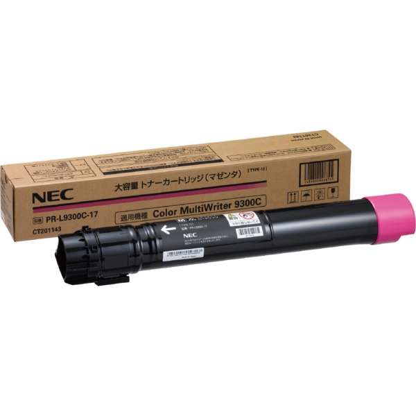 商品名 PR-L9300C-17 大容量トナーカートリッジ マゼンタ 種別 純正品 対応機種 Color MultiWriter 9300C 9350C カラーマルチライター 9300C 9350C PR-L9300C PR-L9350C ...